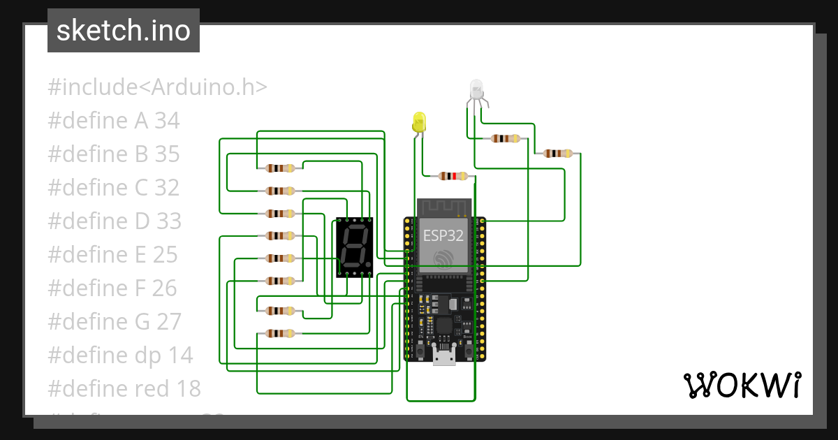 traffic light - Wokwi ESP32, STM32, Arduino Simulator