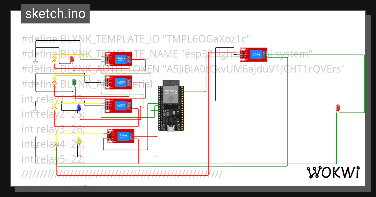 esp32 light control system 8relay - Wokwi ESP32, STM32, Arduino Simulator