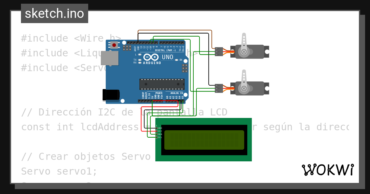 Servomotors Arduino Sequence Wokwi Esp32 Stm32 Arduino Simulator