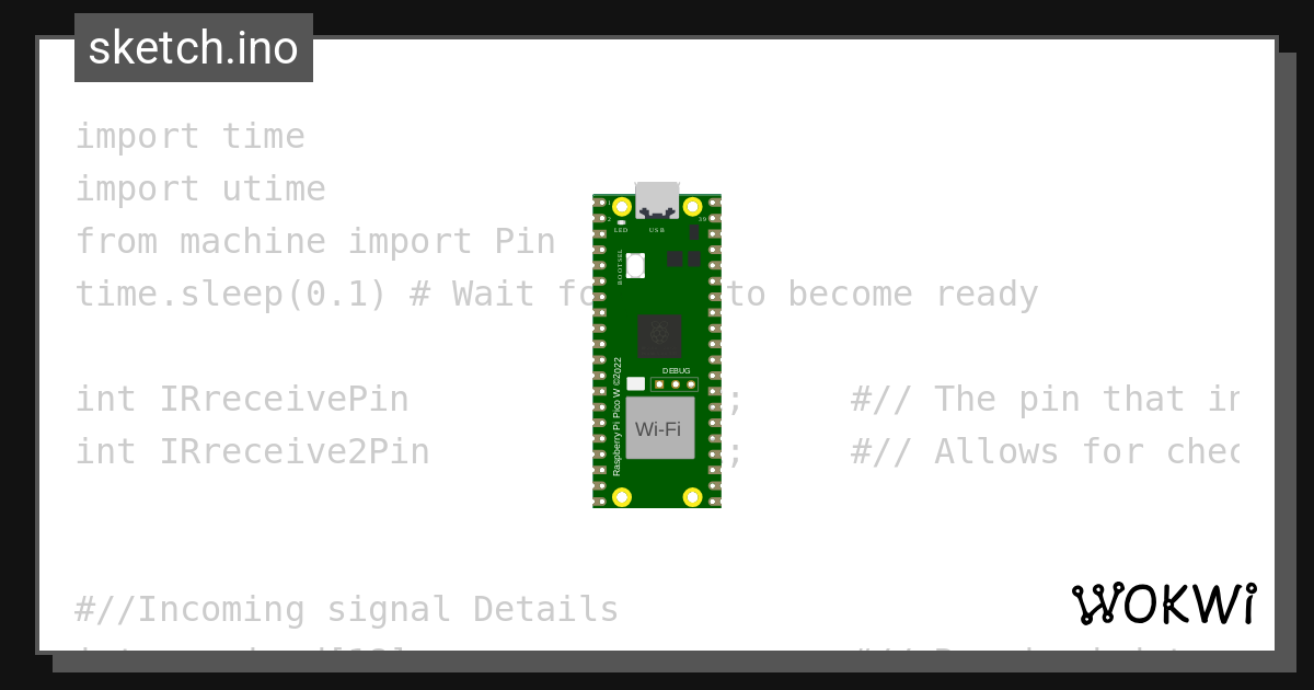 Pi Pico Tag Player Wokwi Esp32 Stm32 Arduino Simulator