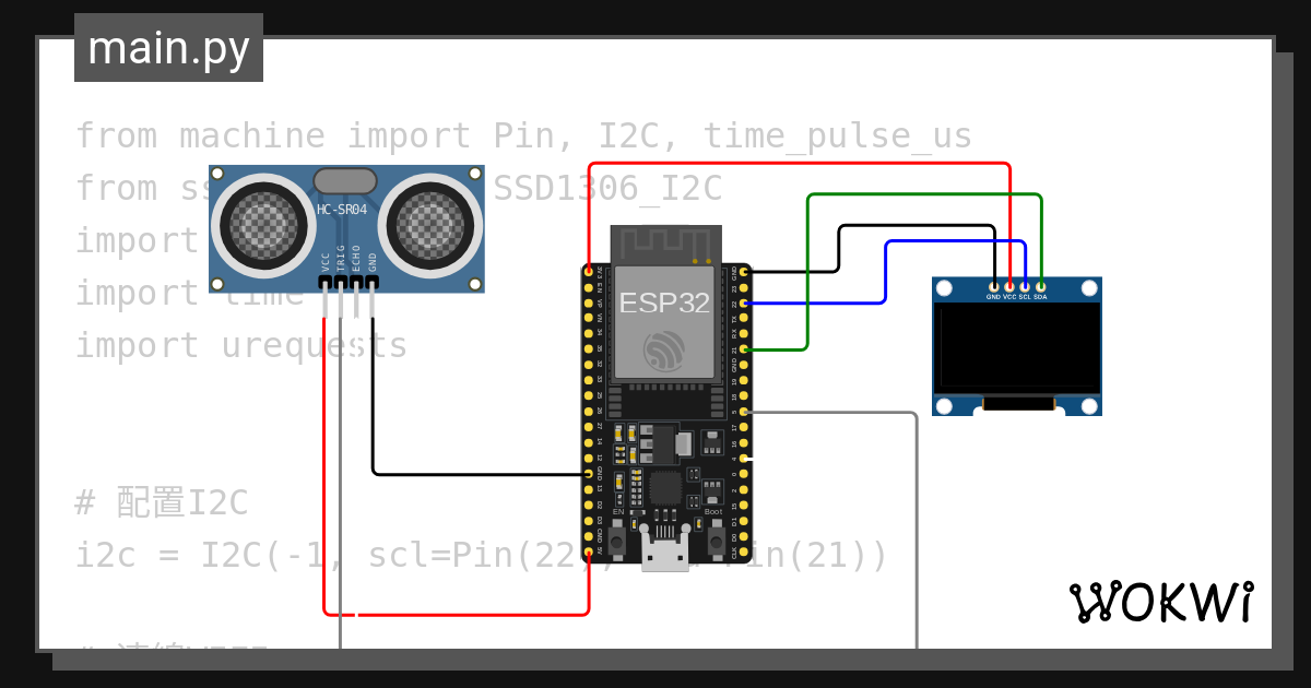 Oled1306 Wokwi Esp32 Stm32 Arduino Simulator