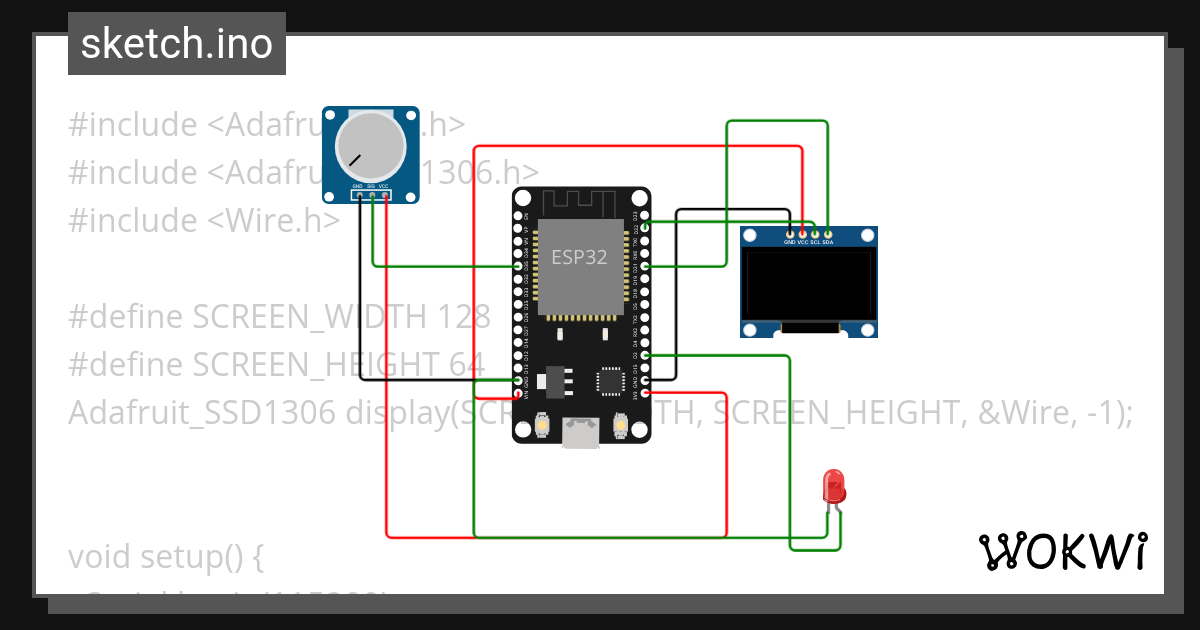 Kunakorn 6D work4 - Wokwi ESP32, STM32, Arduino Simulator