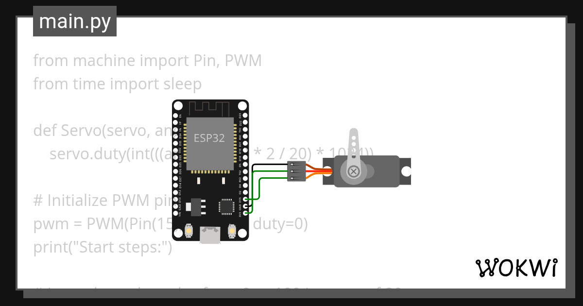 Micropython Ultrasonic Sensor Copy Wokwi Esp32 Stm32 Arduino Simulator