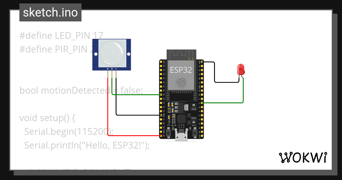 Iot 133 Sa3 Motion Sensing Bed Wokwi Esp32 Stm32 Arduino Simulator