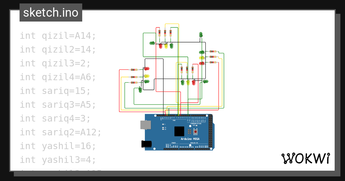 Loyiha Ishi Wokwi Esp32 Stm32 Arduino Simulator 9320