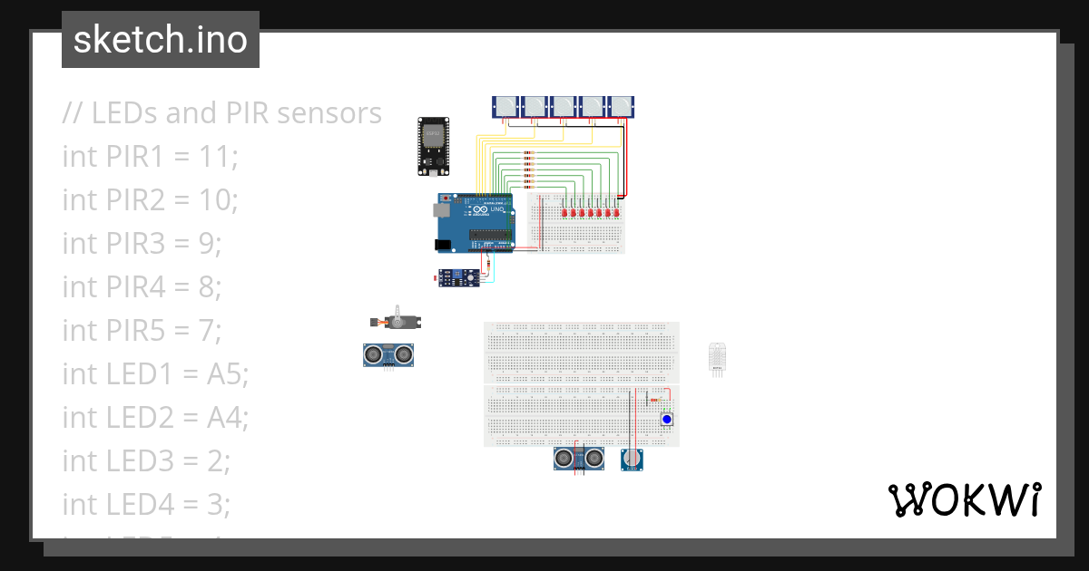 smart insect container - Wokwi ESP32, STM32, Arduino Simulator