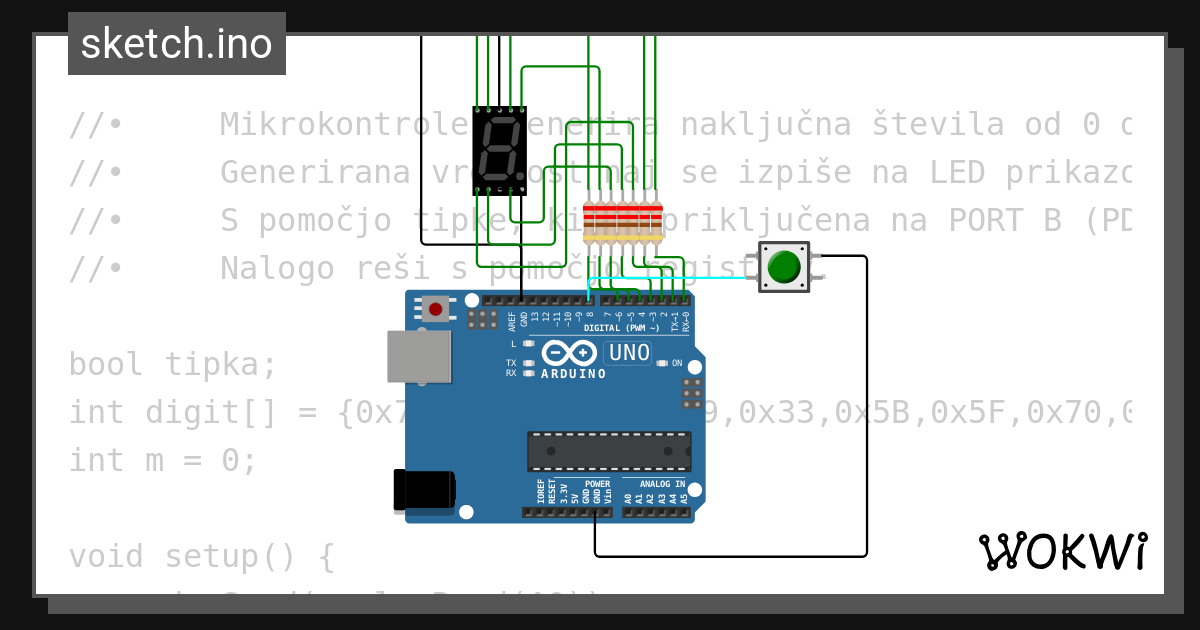 2 Naloga Wokwi Esp32 Stm32 Arduino Simulator
