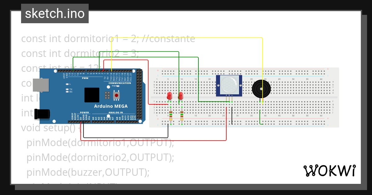S3e1 Sistema De Alarma Funcion Wokwi Esp32 Stm32 Arduino Simulator