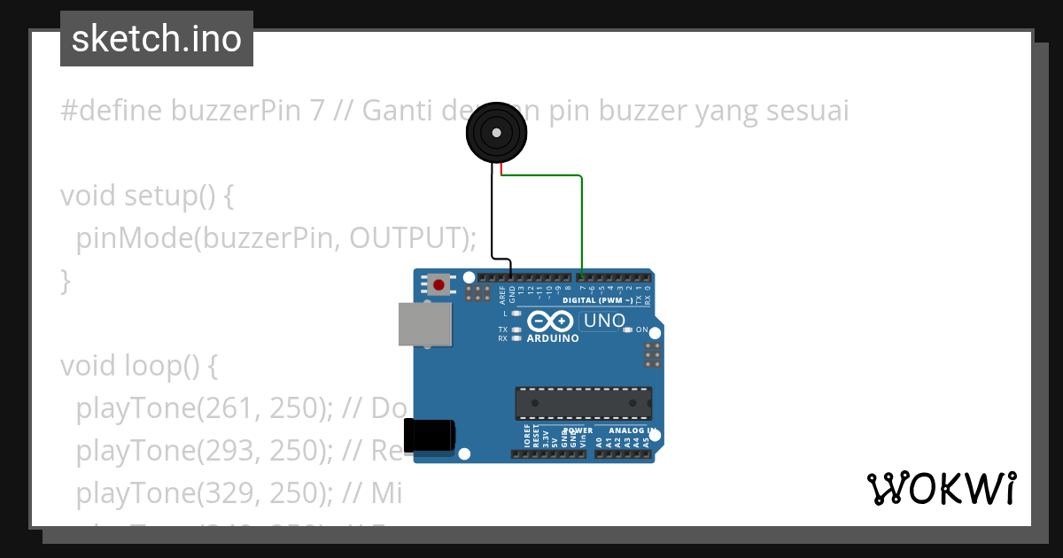 BUZZER_IRA - Wokwi ESP32, STM32, Arduino Simulator