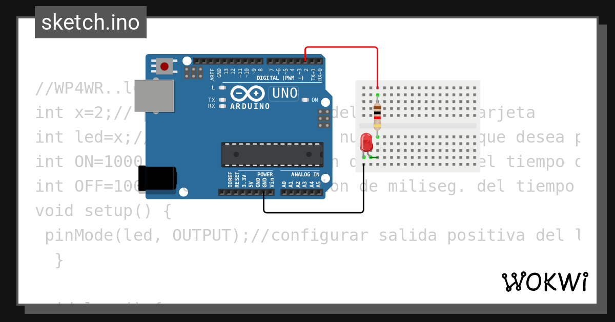 Wp4wr Led Intermitente Wokwi Esp32 Stm32 Arduino Simulator 8104