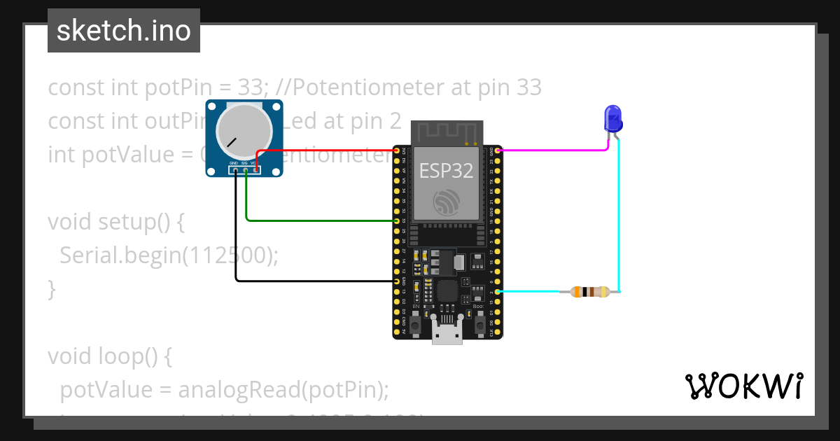 Wokwi Online Esp32 Stm32 Arduino Simulator 