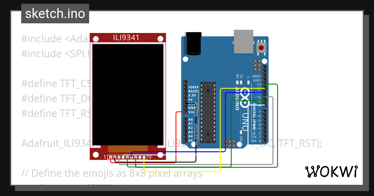 Rgb Strip Animation Tft Ili9341 2 Copy 3 Wokwi Esp32 Stm32