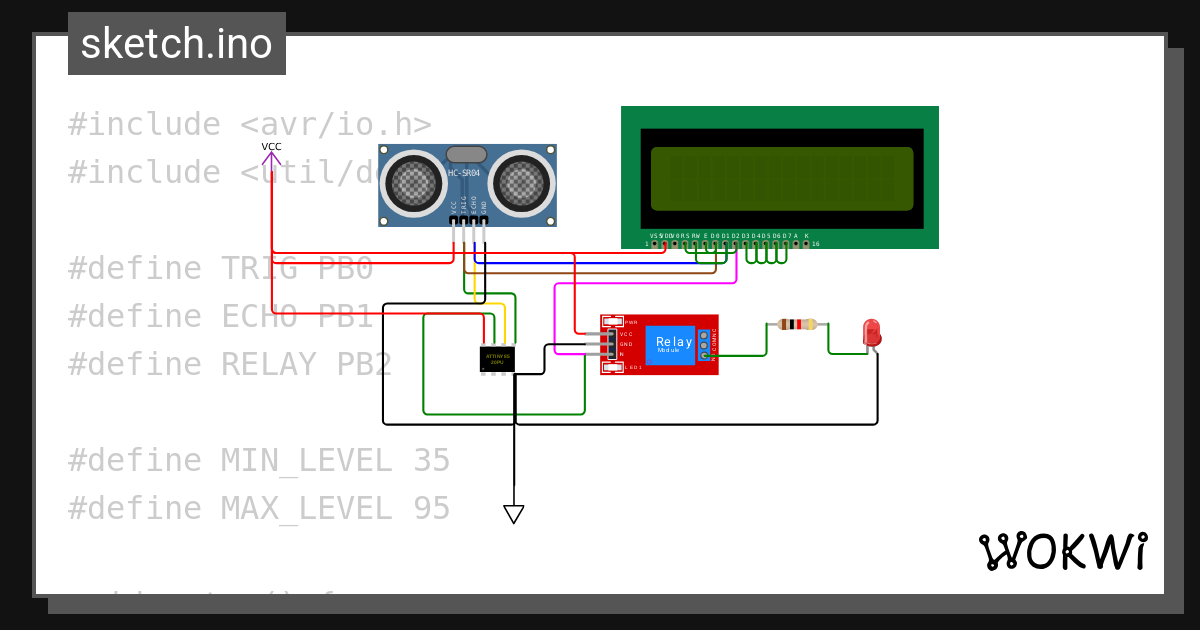 Pompe Wokwi Esp32 Stm32 Arduino Simulator