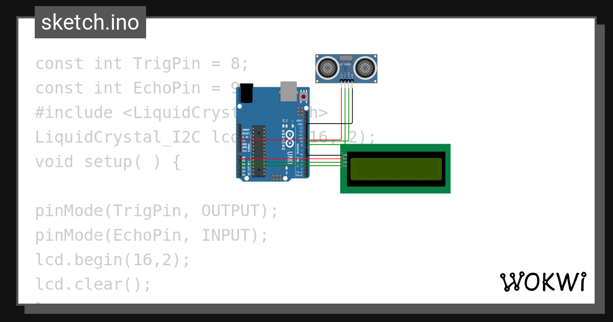 测距 Wokwi Esp32 Stm32 Arduino Simulator