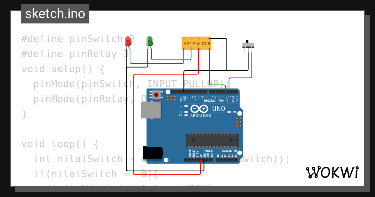Praktik Arduino Relay Dan Ledayu Sagita Wokwi Esp32 Stm32 Arduino 1232