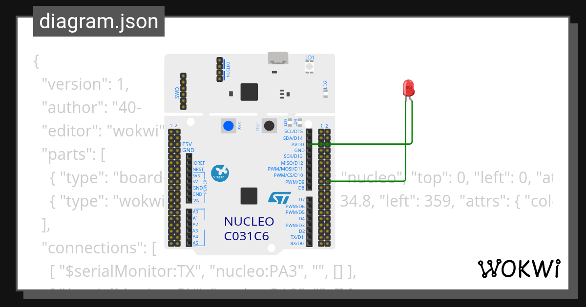 W1 Wokwi Esp32 Stm32 Arduino Simulator 0456