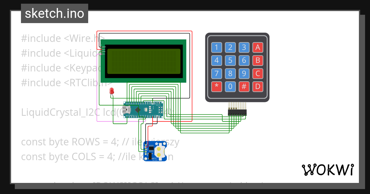 Sterowanie przekaznikiem czasowo ver. ostateczna - Wokwi ESP32, STM32, Arduino Simulator