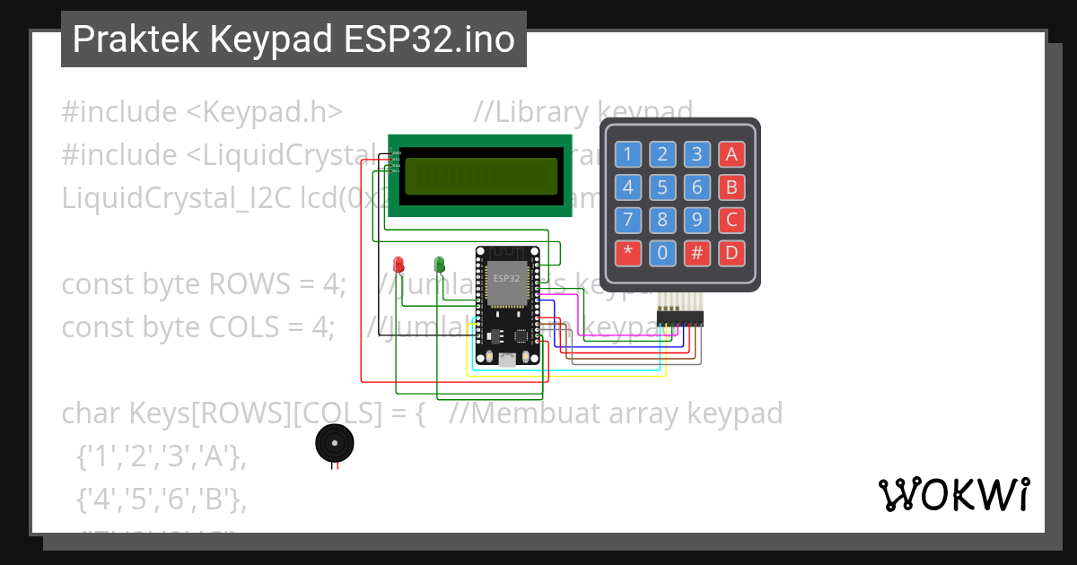 Password Dngn Keypad Dan Lcd Challenge Wokwi Esp32 Stm32 Arduino 9314