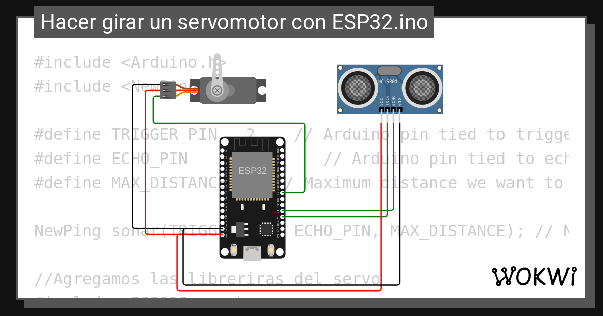 Servomotor Con Esp32 Wokwi Esp32 Stm32 Arduino Simulator