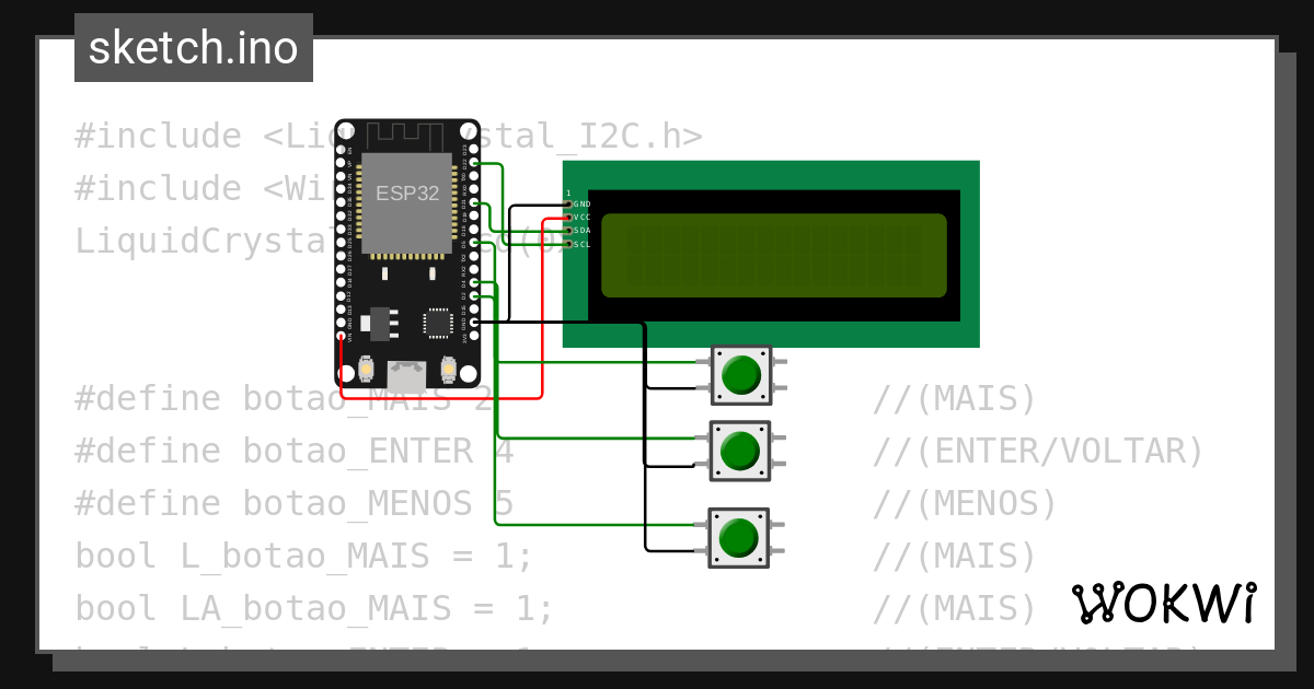 Testar Lcd Com Isso Copy Wokwi Esp32 Stm32 Arduino Simulator 9878
