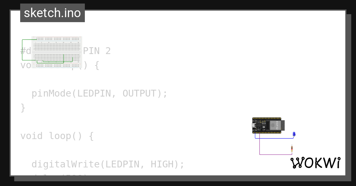 กลางภาค Wokwi Esp32 Stm32 Arduino Simulator