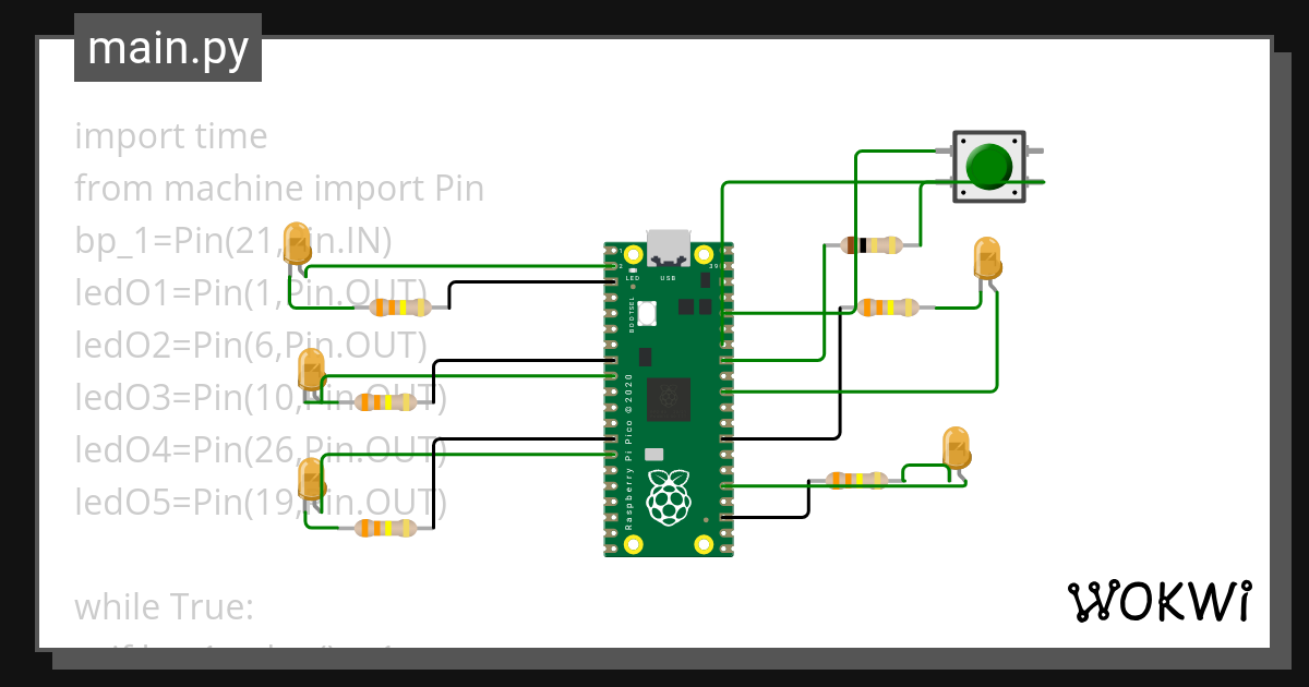 Clignotant Wokwi Esp32 Stm32 Arduino Simulator 2340