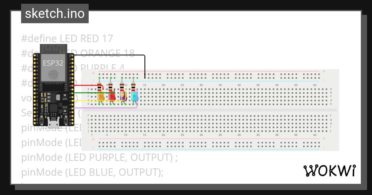 Lab1 - Wokwi ESP32, STM32, Arduino Simulator