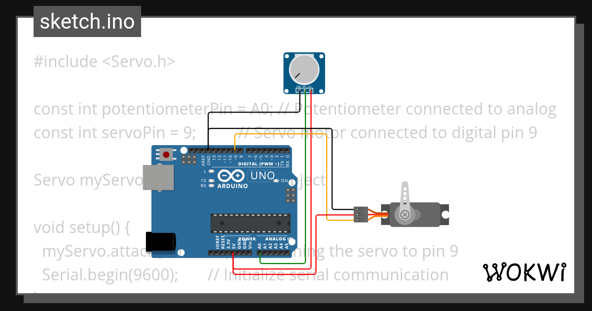 servo dan potensiometer Copy - Wokwi ESP32, STM32, Arduino Simulator