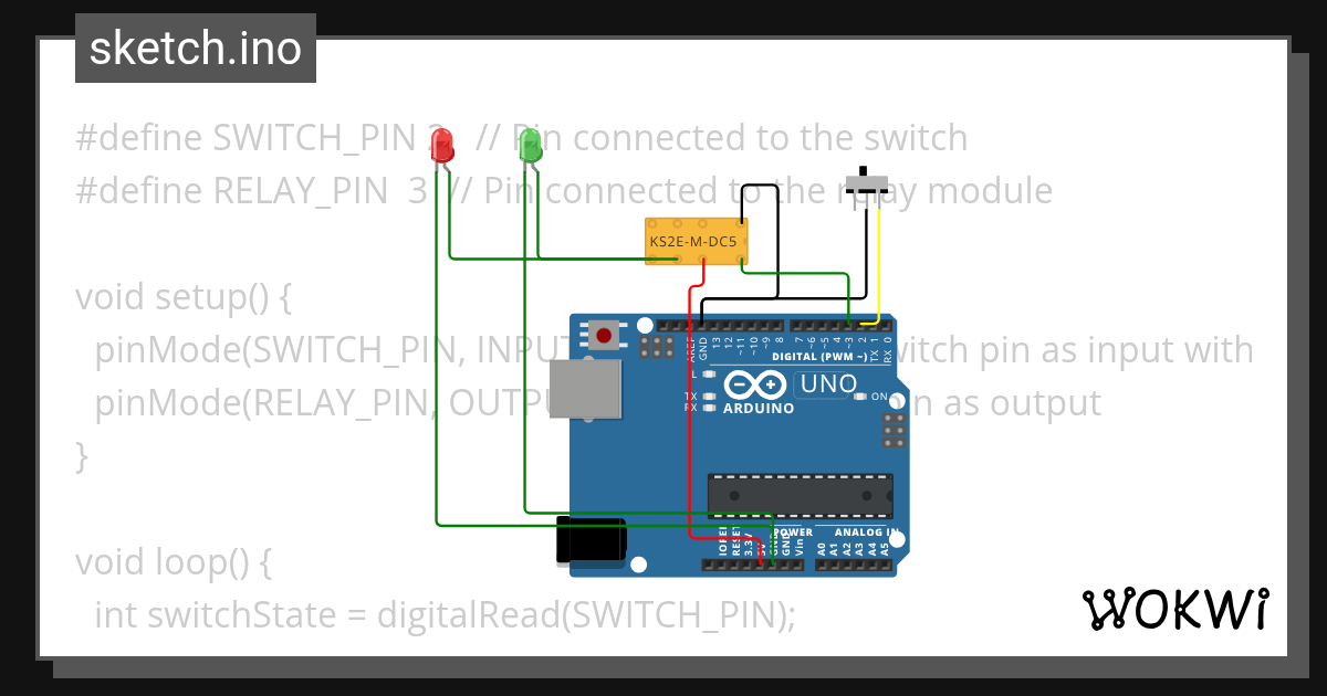 Relay dan led Copy - Wokwi ESP32, STM32, Arduino Simulator