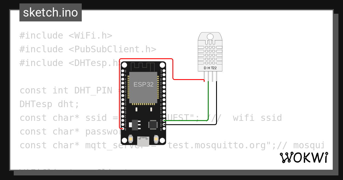 Dhtesp32mqtt Copy Wokwi Esp32 Stm32 Arduino Simulator