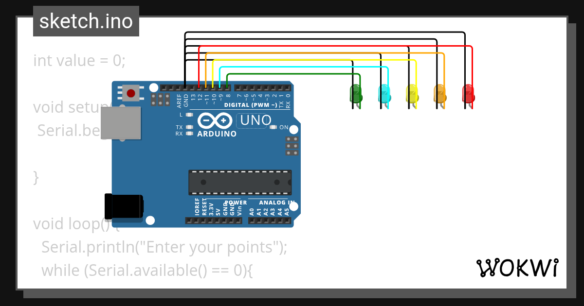 661710167 ไฟติดตามเกรด Wokwi Esp32 Stm32 Arduino Simulator 5330
