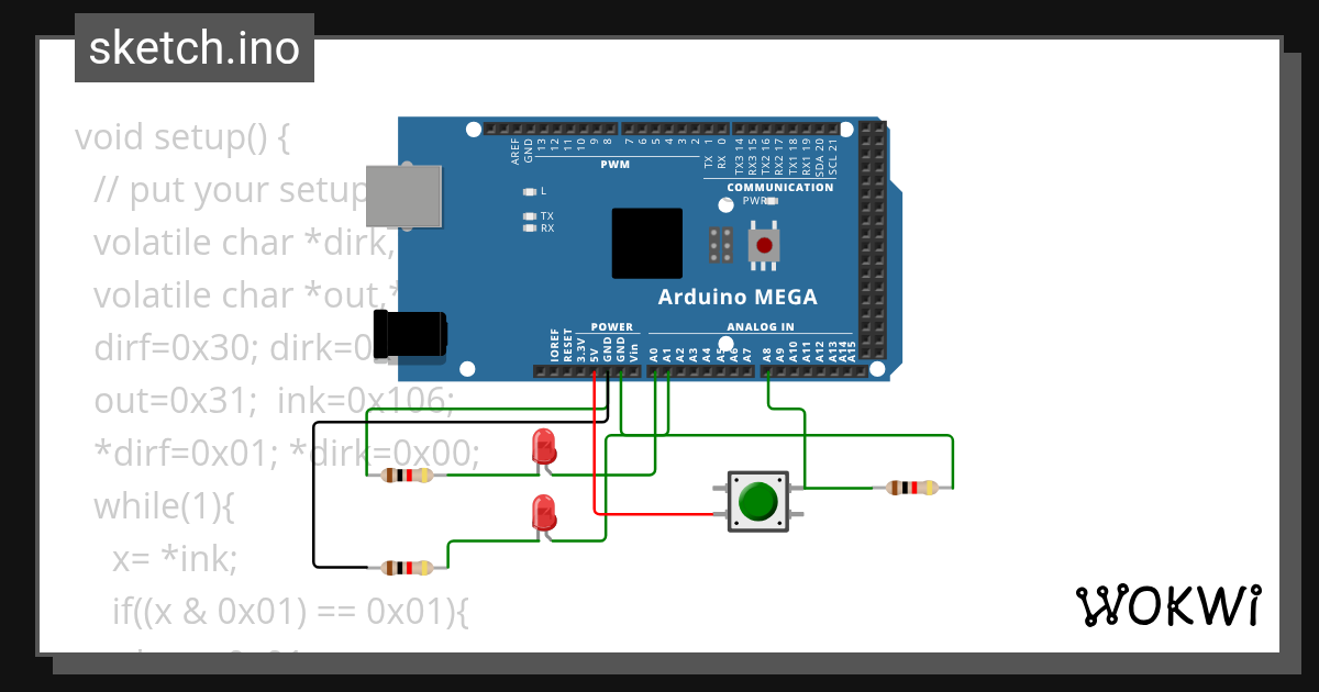 Switch Wokwi Esp32 Stm32 Arduino Simulator
