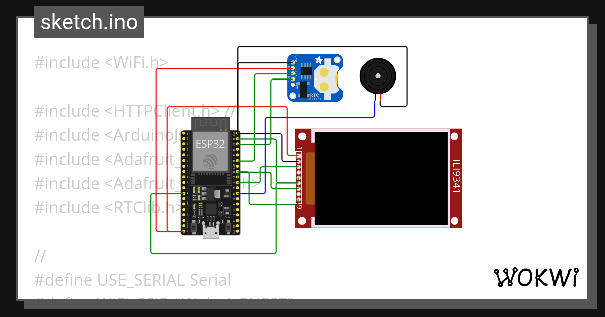Wokwi - Online ESP32, STM32, Arduino Simulator