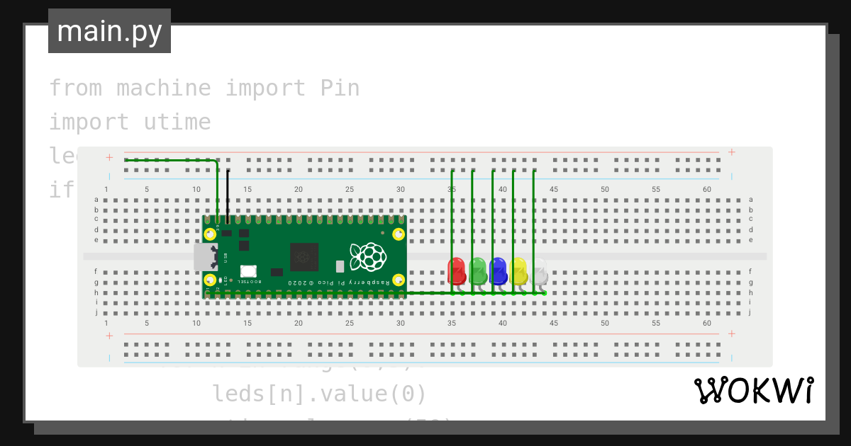 Lesson3colorful Flowing Light Wokwi Esp32 Stm32 Arduino Simulator