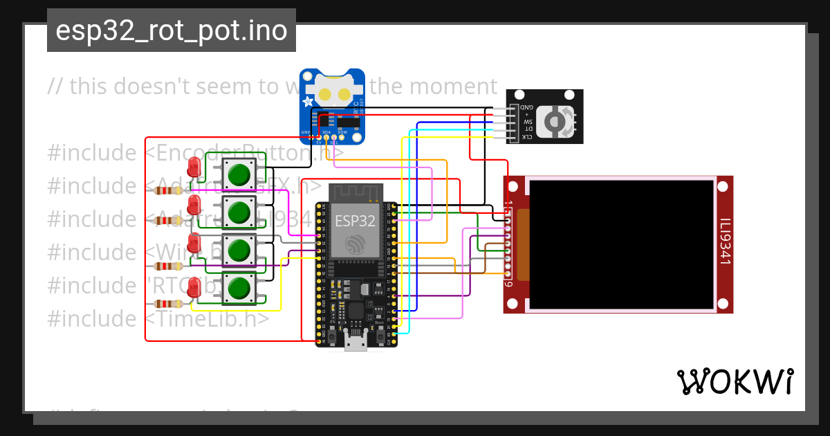 esp32_rot_pot - Wokwi ESP32, STM32, Arduino Simulator