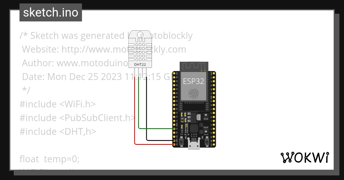111_01_DHT - Wokwi ESP32, STM32, Arduino Simulator