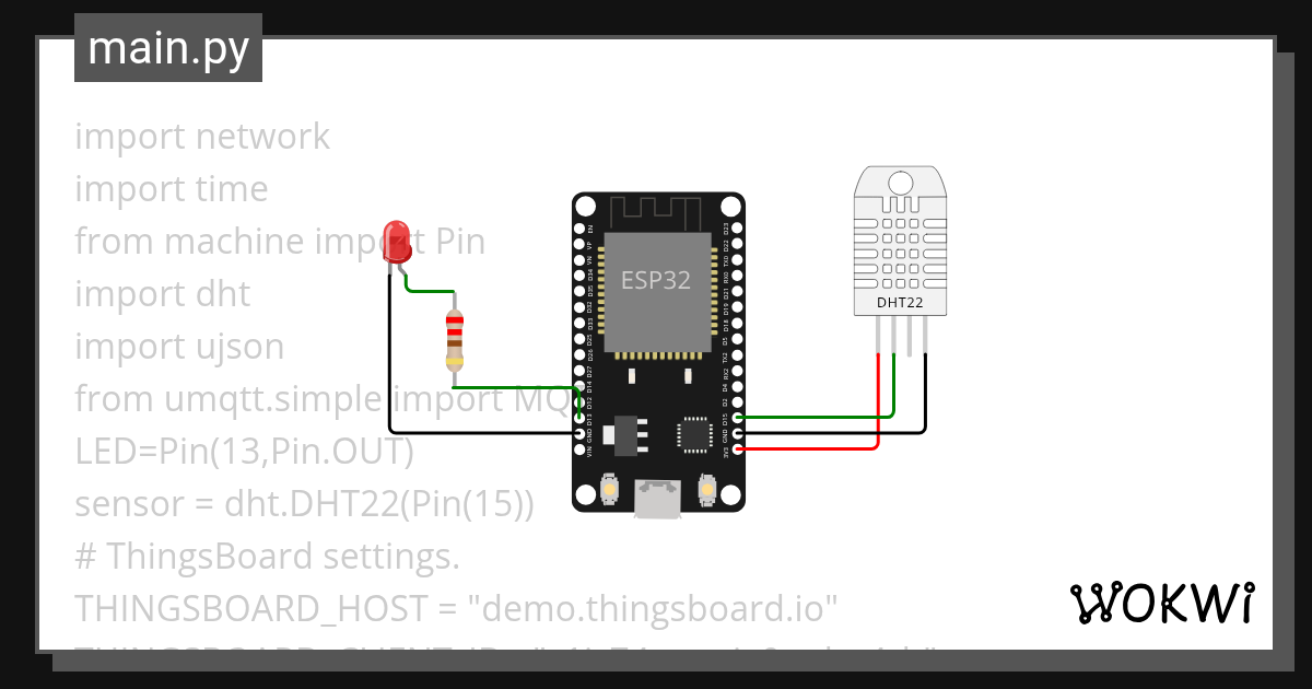Yogeshdht22tb Wokwi Esp32 Stm32 Arduino Simulator 