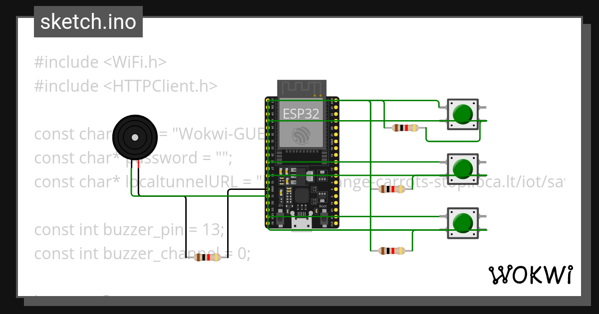 wokwi-button-ıot-project Copy - Wokwi ESP32, STM32, Arduino Simulator