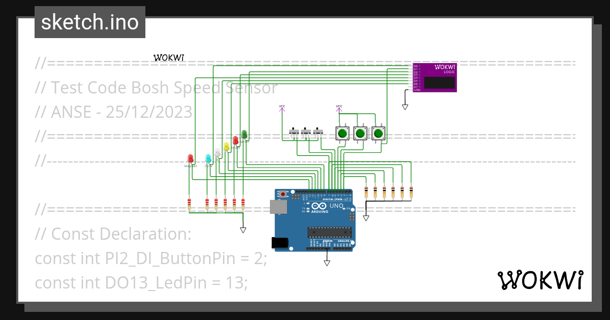 Bosh Circuit Timer interrupts - 25/12 - Wokwi ESP32, STM32, Arduino Simulator
