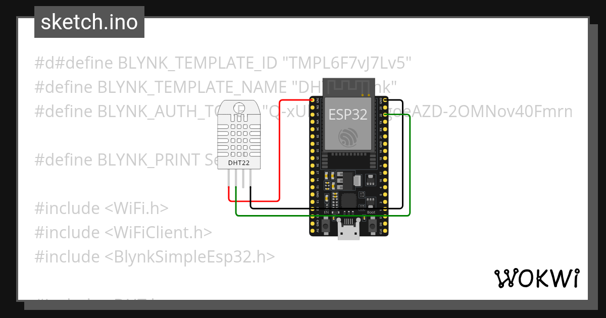 DHT22Sensor+Blynk Copy - Wokwi ESP32, STM32, Arduino Simulator