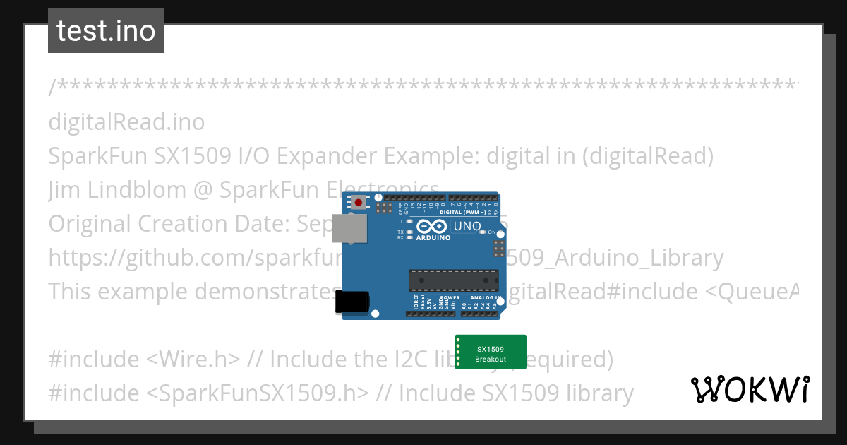 test.ino Copy - Wokwi ESP32, STM32, Arduino Simulator