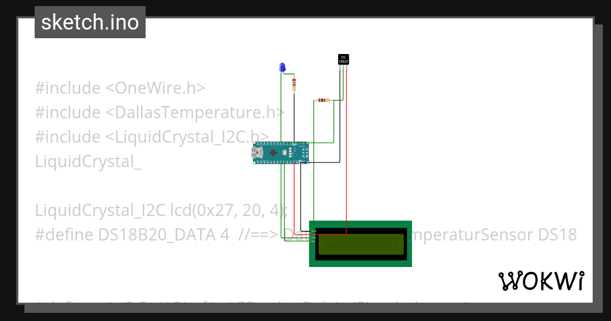 Temperaturschalter 20 Grad_25.12.2023 - Wokwi ESP32, STM32, Arduino Simulator