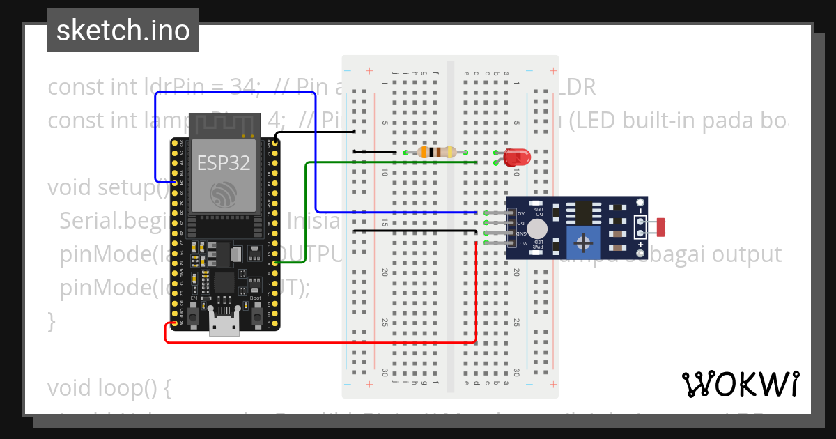 sanbercode52 T12-1 - Wokwi ESP32, STM32, Arduino Simulator