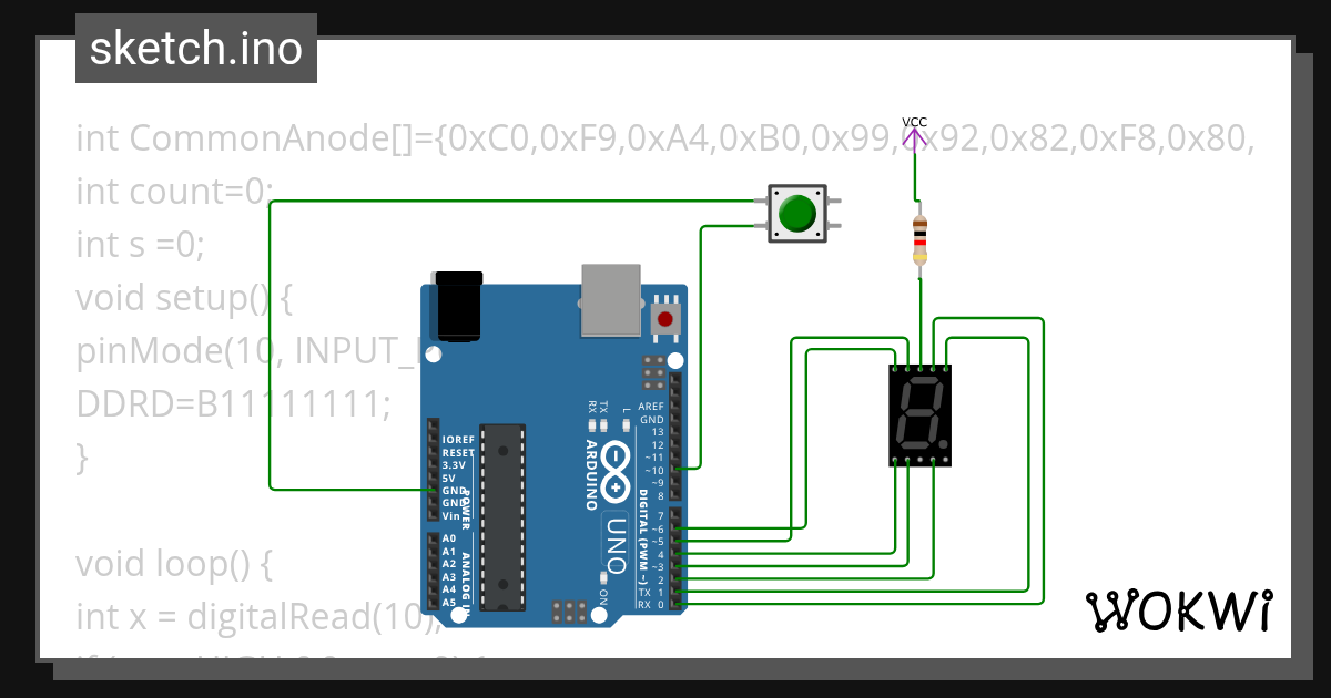 180112_seven segment display using switch_No.2 - Wokwi ESP32, STM32 ... 180112_seven segment display using switch_No.2 - Wokwi ESP32, STM32 ...