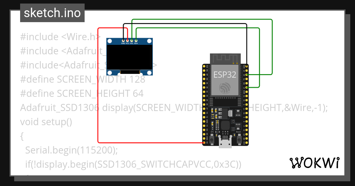 Hello World With Adafruit Wokwi Esp32 Stm32 Arduino Simulator
