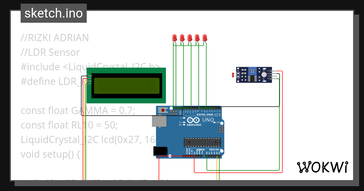 LDR SENSOR Copy - Wokwi ESP32, STM32, Arduino Simulator