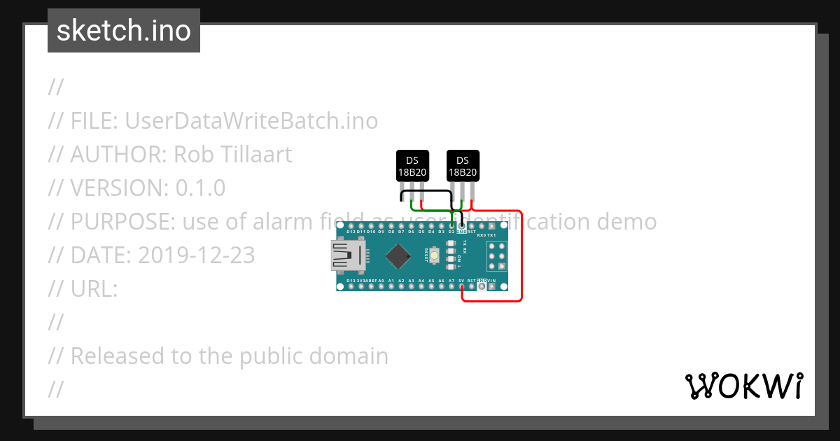 Dallas_UserDataWriteBatch - Wokwi ESP32, STM32, Arduino Simulator