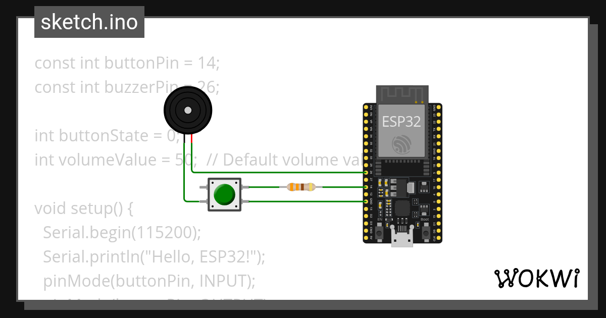 Buzzer - Wokwi ESP32, STM32, Arduino Simulator Buzzer - Wokwi ESP32, STM32, Arduino Simulator