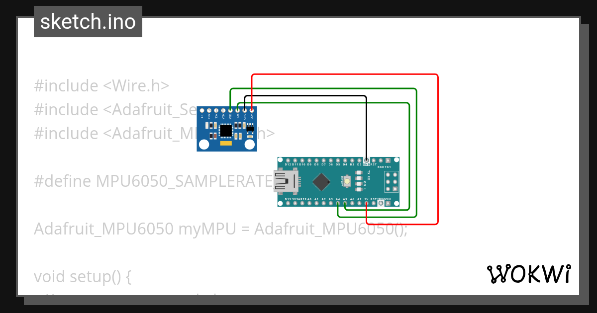 mpu6050_test - Wokwi ESP32, STM32, Arduino Simulator