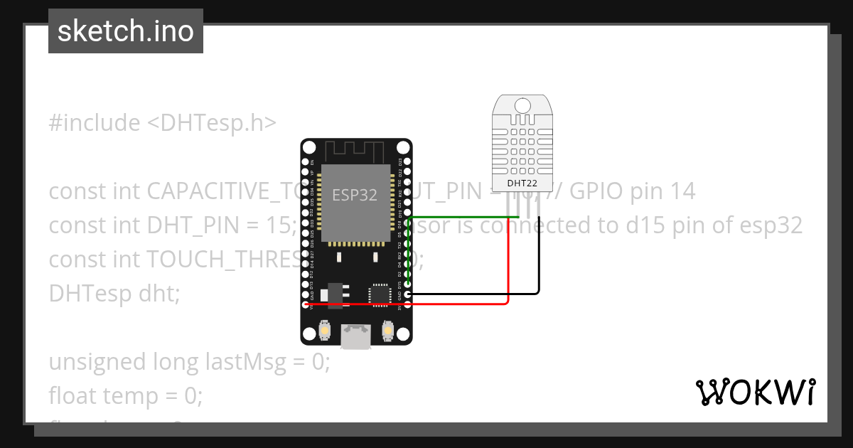 Dht Esp32 Cap Wokwi Esp32 Stm32 Arduino Simulator 